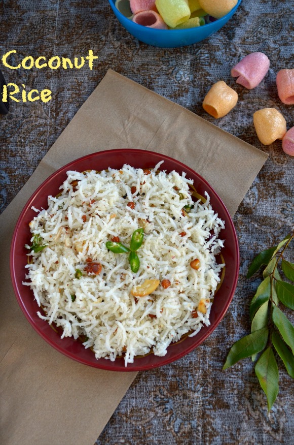 Coconut Rice ~ Nalini'sKitchen